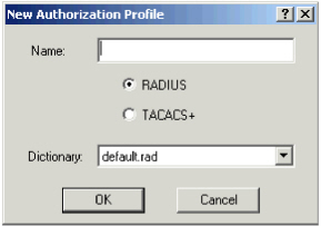 Create a New RADIUS Authorization Profile | AAA Server for Remote ...