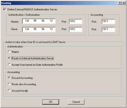 Configure the Routing Settings | AAA Server for Remote Access | HID Global