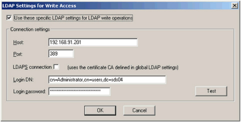 Configure the LDAP Settings for Write Access | AAA Server for Remote ...