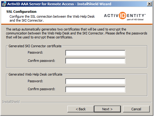 Install the AAA Server | AAA Server for Remote Access | HID Global