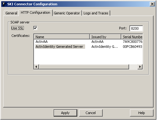 Configuring the ActivID AAA SKI Connector | ActivID AAA Server for ...