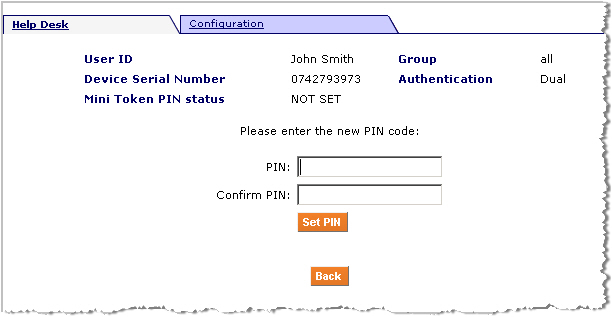Set a Mini Token PIN Code | AAA Server for Remote Access | HID Global