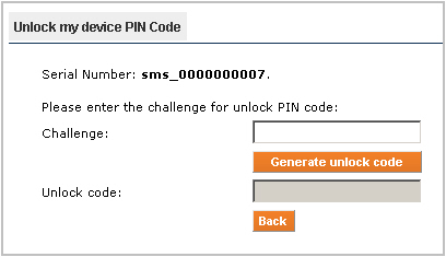 Unlock a Device PIN Code | ActivID AAA Server Web Self Help Desk | HID ...