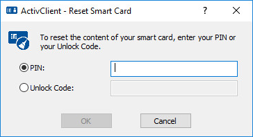 Reset a Smart Card