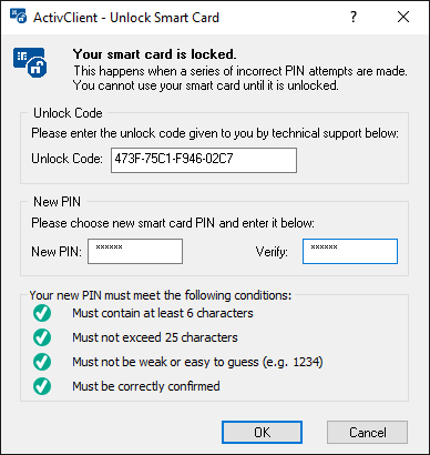 Unlock Your Smart Card