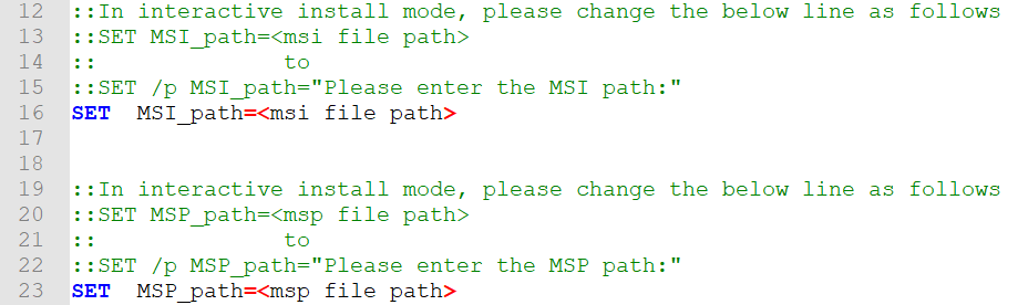 Installation of ActivClient MSI and MSP