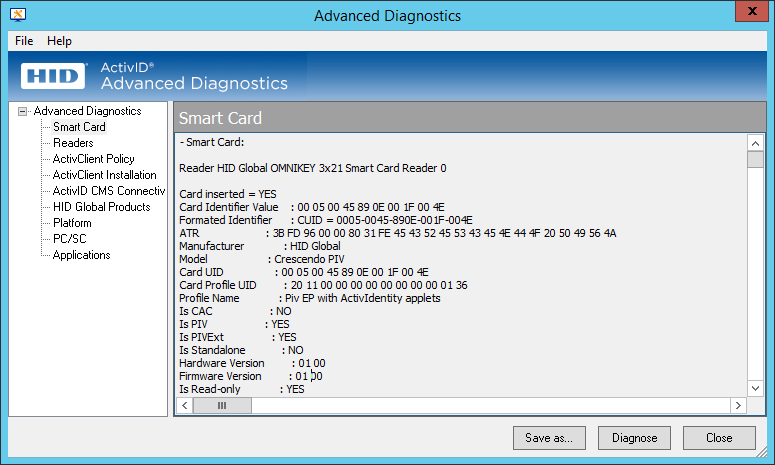 Perform Advanced Diagnostics