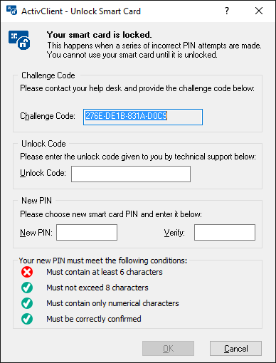 Unlock Your Smart Card