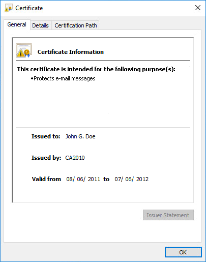 Managing User and CA Certificates