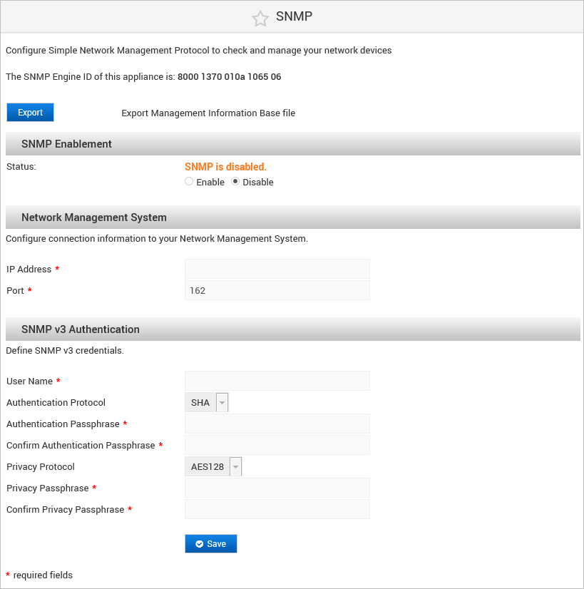 Configure SNMP Monitoring | ActivID Appliance | HID Global