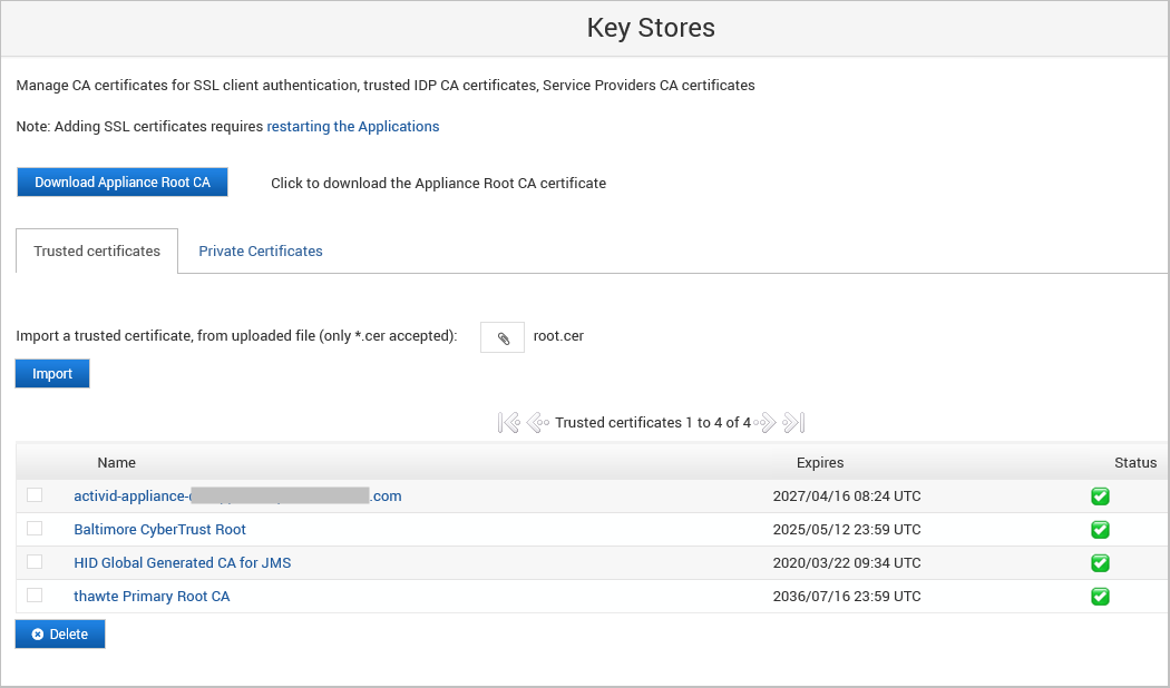 jms-Listener Sample | ActivID Appliance | HID Global