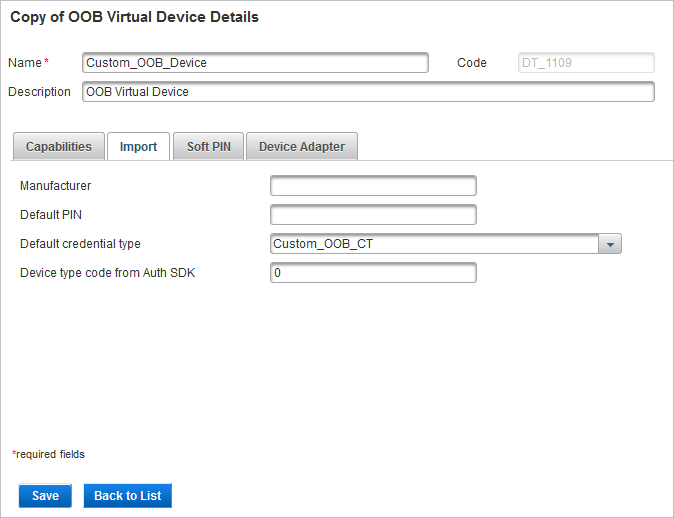 Create Custom OOB Credential Types and Devices | ActivID Appliance ...