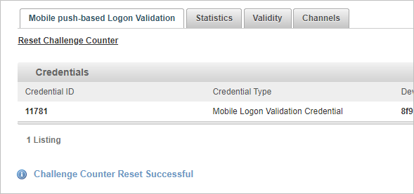 Reset the Challenge Counter | ActivID Appliance | HID Global