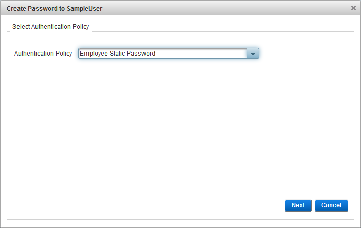 Create a Static Password | ActivID Appliance | HID Global