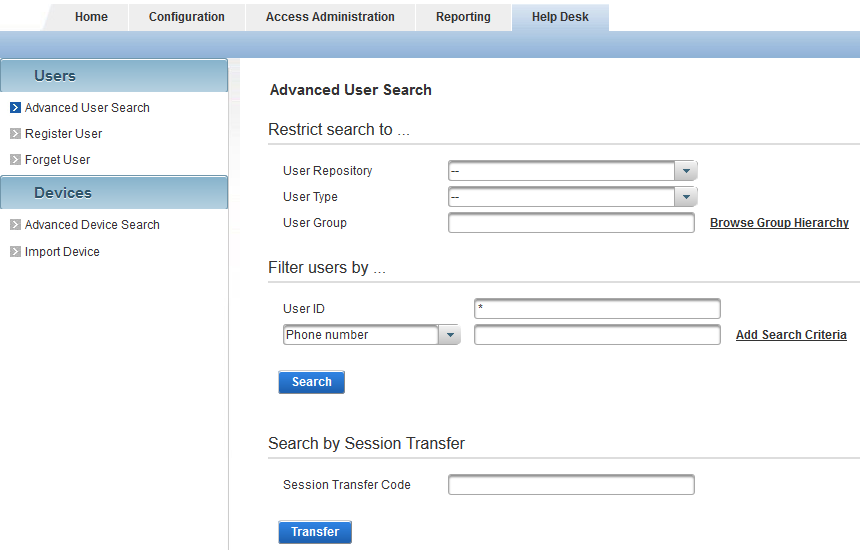 Search for Users | ActivID Appliance | HID Global