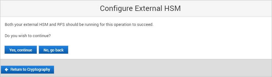 Managing External HSMs | ActivID Appliance | HID Global