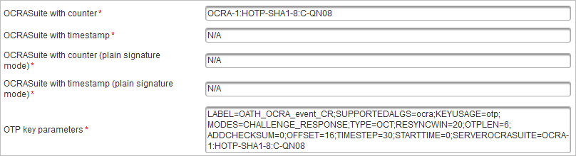 Configure a Secure Code | ActivID Appliance | HID Global