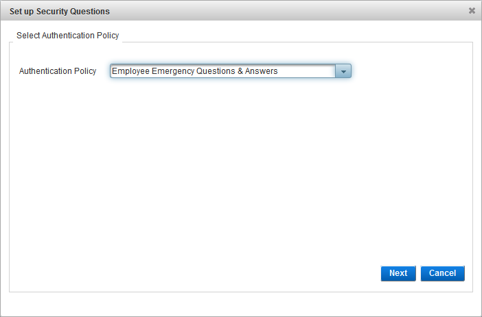 Set Up Security Questions for a User | ActivID Appliance | HID Global