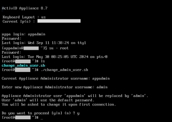 Manage the ActivID Appliance Administrator Accounts | ActivID Appliance ...