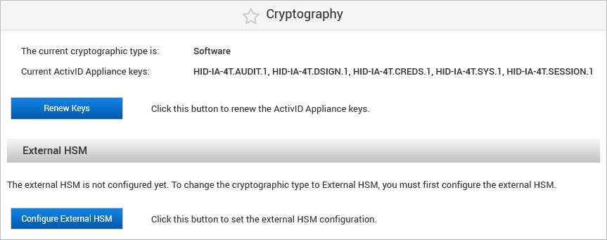 Configuring the ActivID Appliance for the Entrust HSM | ActivID ...