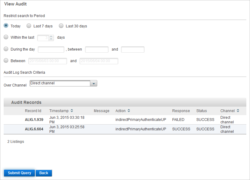 View a User's Audit Records | ActivID AS | HID Global