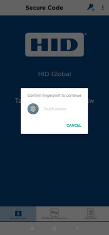 Authenticate Using a HID Approve Secure Code | ActivID AS | HID Global