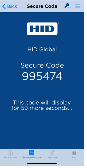 Authenticate Using a HID Approve Secure Code | ActivID AS | HID Global
