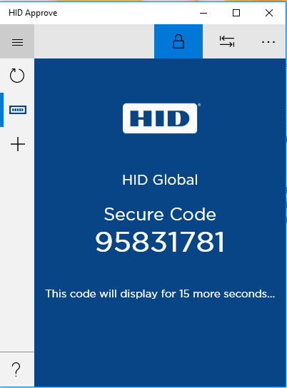 Authenticate Using a HID Approve Secure Code | ActivID AS | HID Global