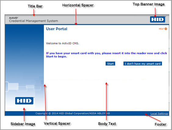Resizing ActivID CMS User Portal Web Pages | ActivID CMS | HID Global
