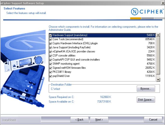 Procedure 1: Installing the nCipher Software | ActivID CMS | HID Global