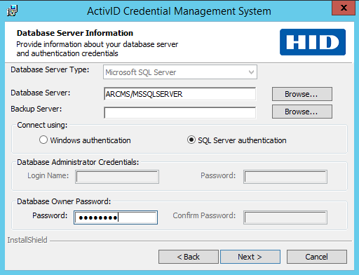 Custom Installation | ActivID CMS | HID Global