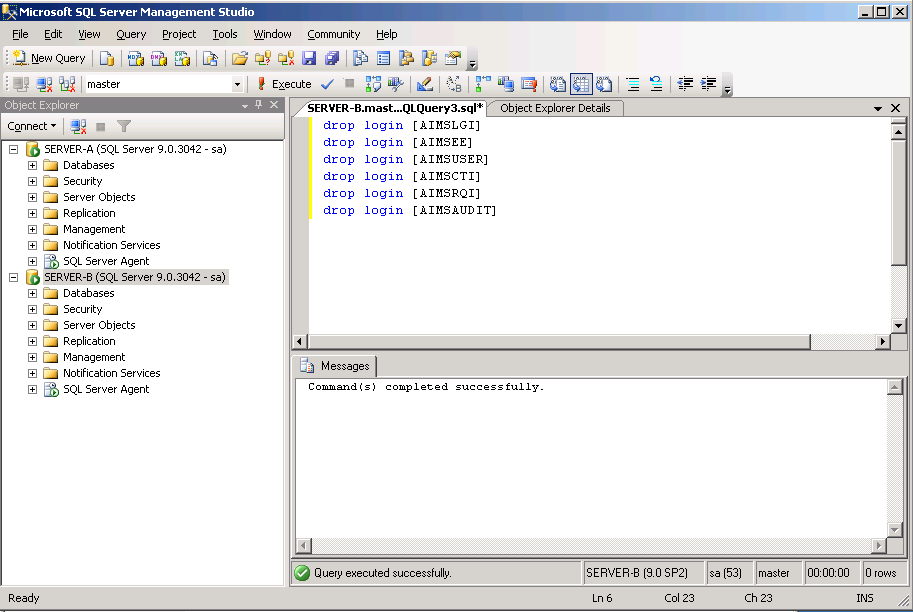 Transferring Logins and Passwords Between Server Instances | ActivID ...