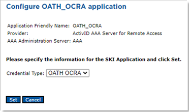 Configuring an OATH Application with ActivID AAA Server | ActivID CMS ...