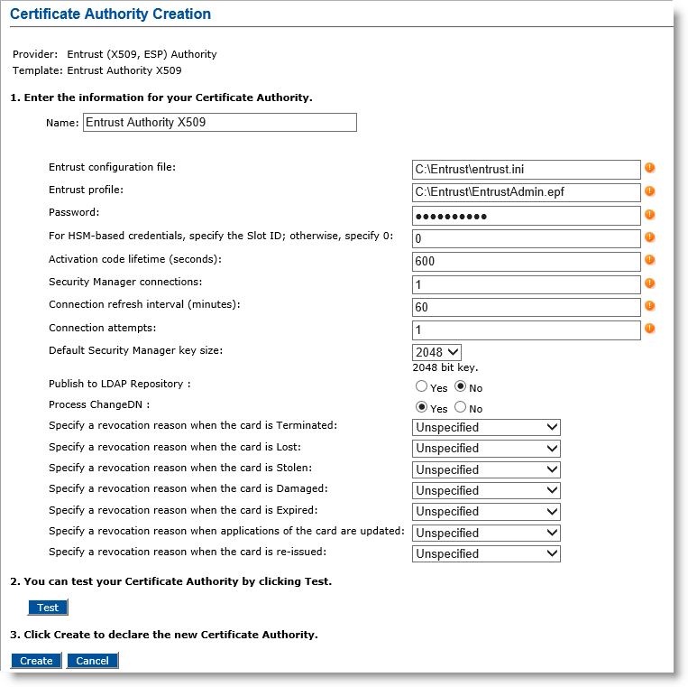 Renewing an Expired Entrust CA Certificate | ActivID CMS | HID Global