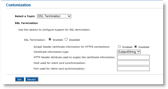 Configure SSL Termination | ActivID CMS | HID Global