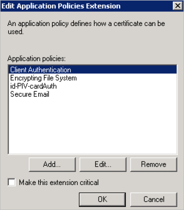 PIV and PIV-I Certificate Templates | ActivID CMS | HID Global
