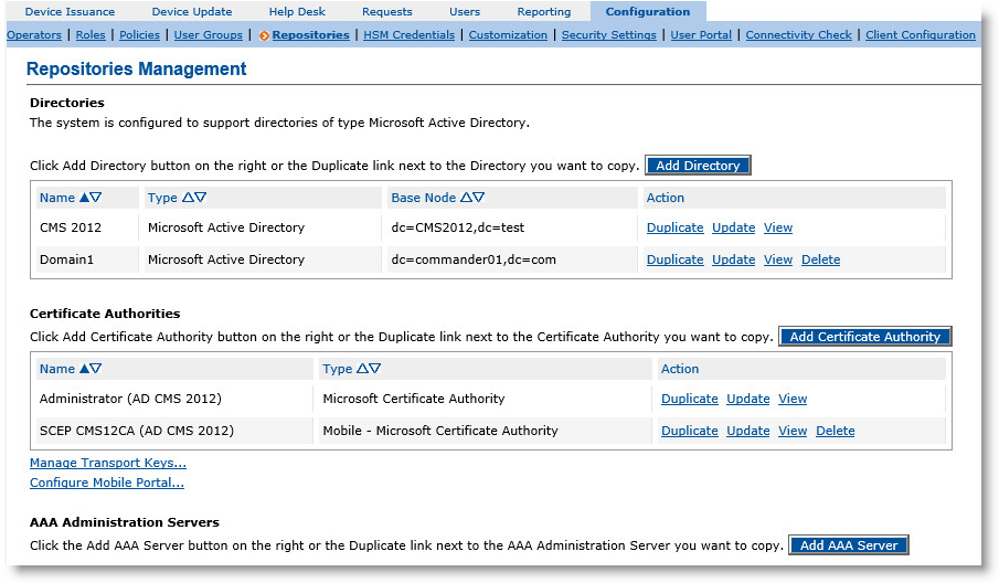 Configuring Secure Connections Between the Server and the Active ...