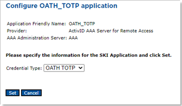 Configuring an OATH Application with ActivID AAA Server | ActivID CMS ...