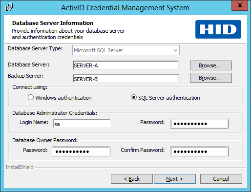 Configuring ActivID CMS to Use a MS-SQL Server High Availability ...