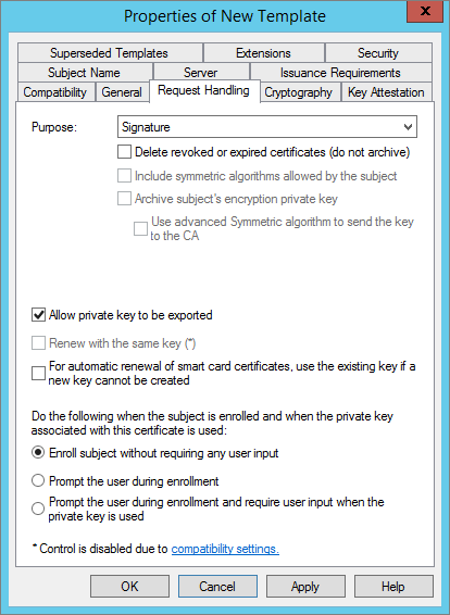 Configuring Microsoft Certificate Templates | ActivID CMS | HID Global