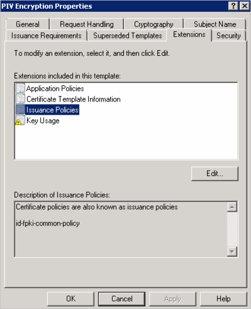 Configuring Microsoft Certificate Templates | ActivID CMS | HID Global