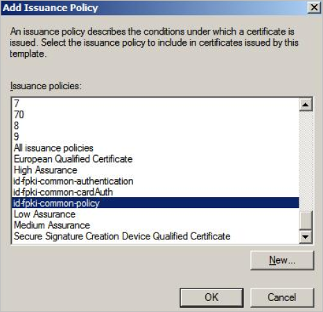 Configuring Microsoft Certificate Templates | ActivID CMS | HID Global