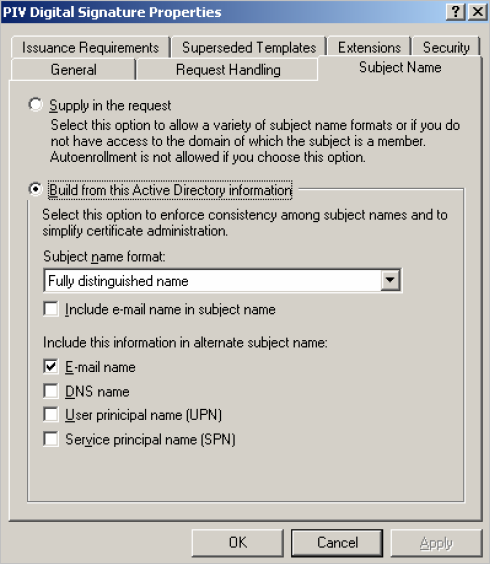 Configuring Microsoft Certificate Templates | ActivID CMS | HID Global