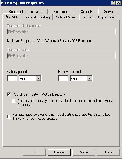 Configuring Microsoft Certificate Templates | ActivID CMS | HID Global