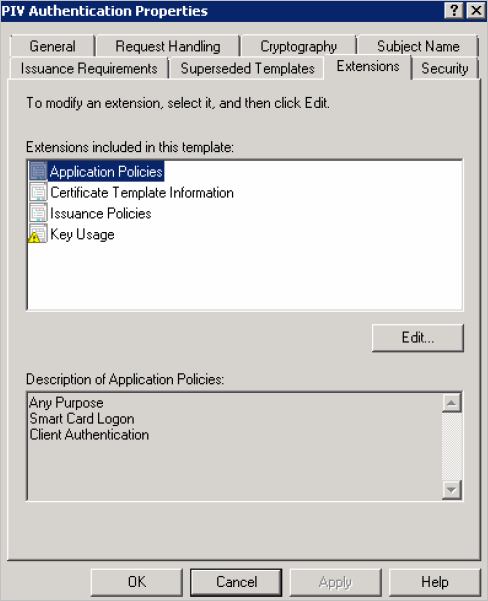 Configuring Microsoft Certificate Templates | ActivID CMS | HID Global