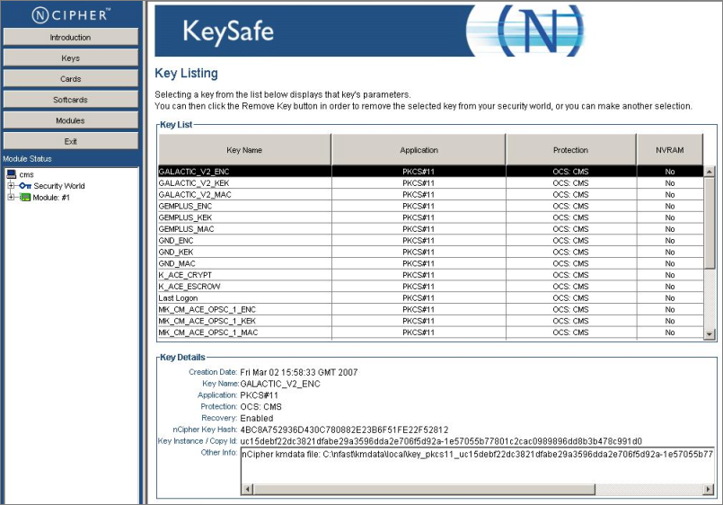 Accessing the nShield Solo from ActivID KMS/CMS | ActivID CMS | HID Global