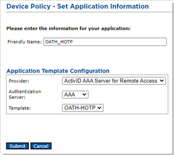 Configuring an OATH Application with ActivID AAA Server | ActivID CMS ...