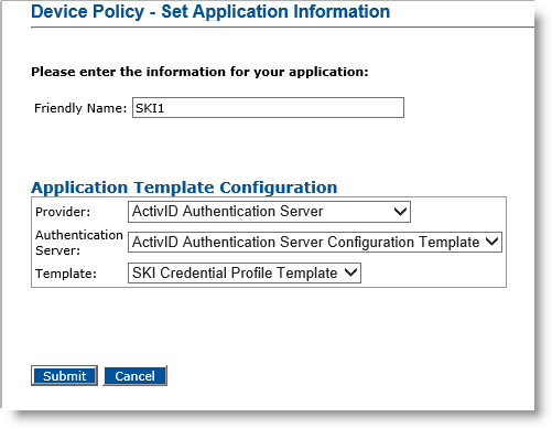Configuring an SKI Application with ActivID Authentication Server or ...