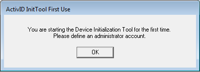 Launching the Device Initialization Tool | ActivID Device ...
