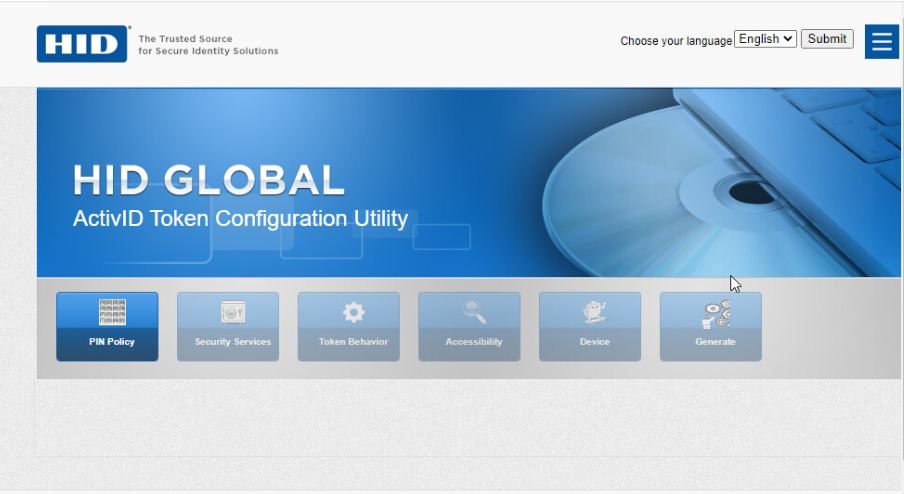 ActivID Token Configuration Utility | ActivID Device Initialization ...